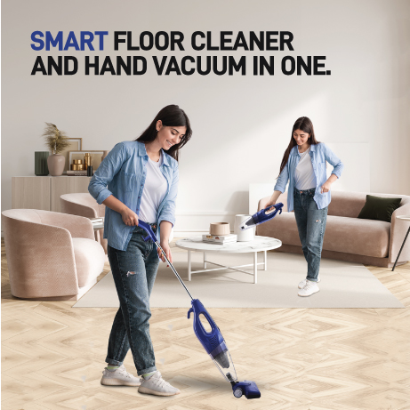 2 in 1 Design : Stick and Handheld Vacuum Cleaner